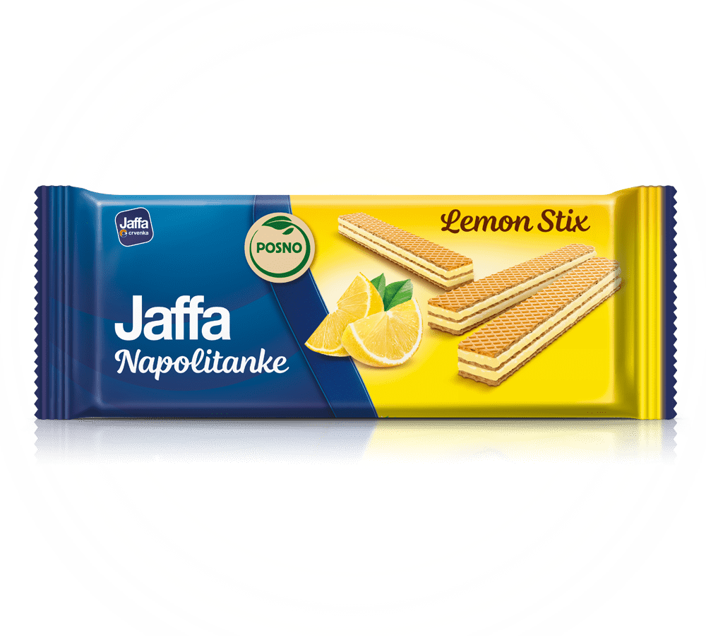 Jaffa Napolitanke Lemon sticks 160g - Jaffa fabrika biskvita i keksa