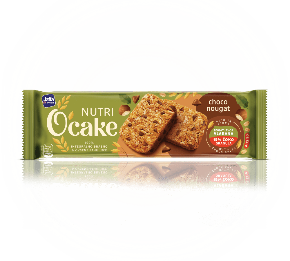O'cake Nutri O'cake choco nougat - Jaffa fabrika biskvita i keksa
