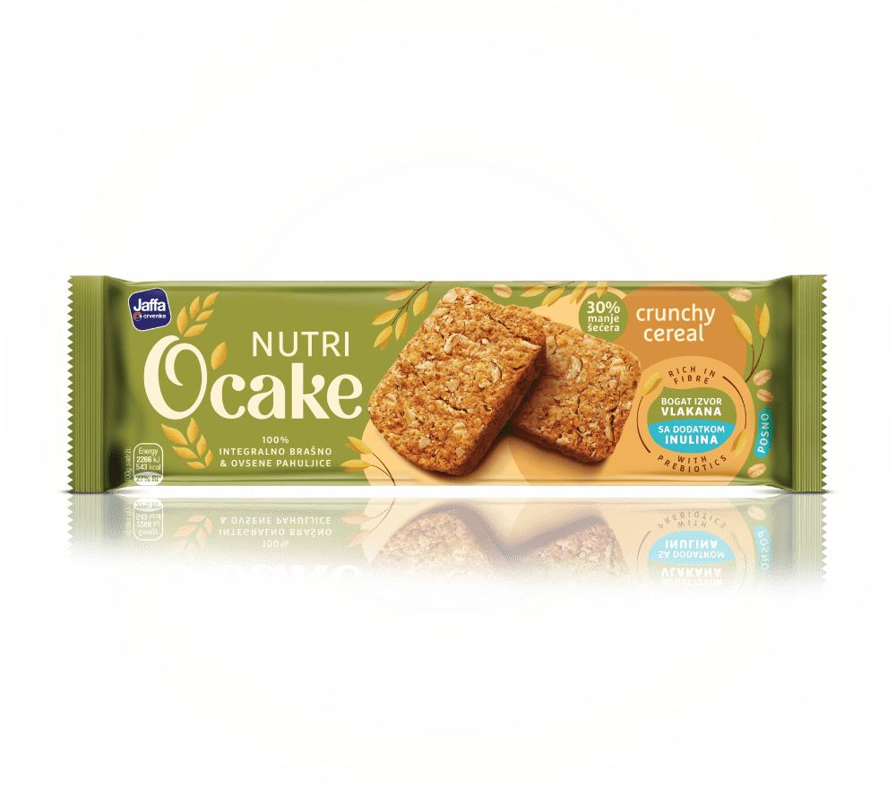 O'cake Nutri O'cake crunchy cereal - Jaffa fabrika biskvita i keksa